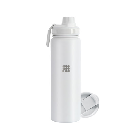 Botella para Agua Cubitt Deportiva Aislada Blanco x 1 und