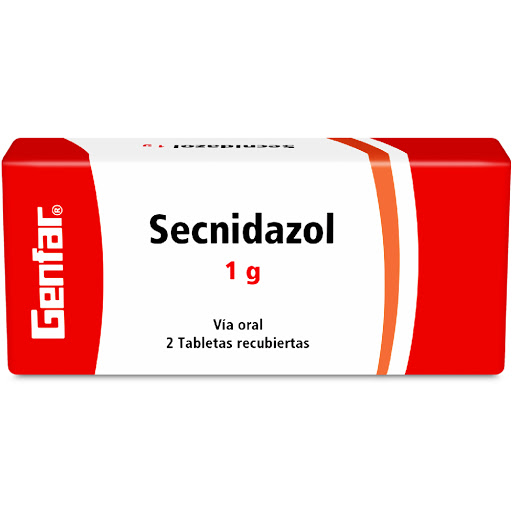 Secnidazol Genfar 1 gr Caja x 2 Tabletas