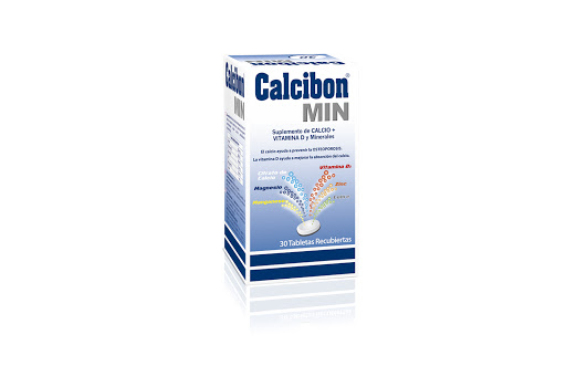 Calcibon Min Calcio Vitamina D Y Mineral Tabletas Farma Frasco x 30 ...