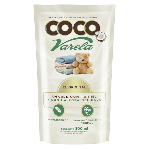 Jabón Coco Varela Detergente Líquido x 300 ml