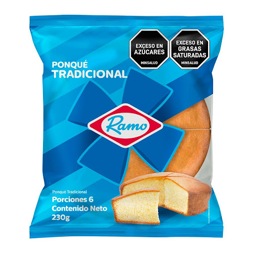 Ponqué Ramo Tradicional x 230 gr