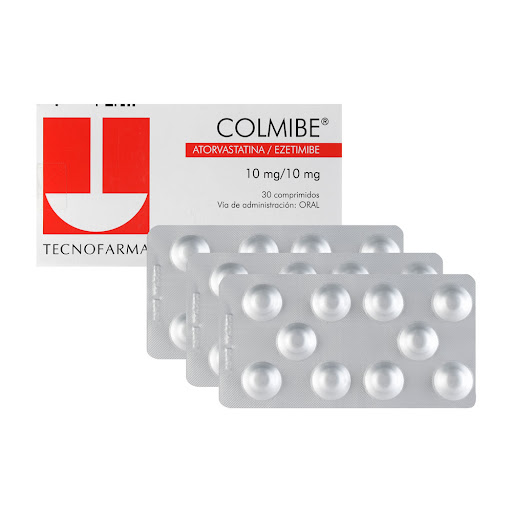 Colmibe Atorvastatina + Ezetimibe 10mg/10mg Tecnofarma Caja x 30 ...