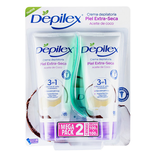Crema Depilatoria Depilex Piel Extraseca 100 gr x 2 und