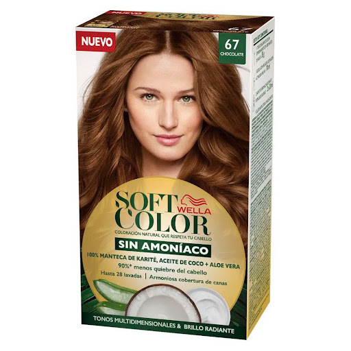 Tinte Wella Soft Color Chocolate N°67 Sin Amoniaco x 1 und