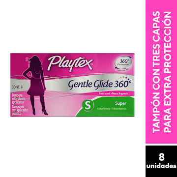 Tampones Playtex Gentle Glide 360 Super X8und.