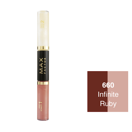 Brillo MAX FACTOR X Lipfinity Colour + Gloss Eternal Ruby 660 x6Ml