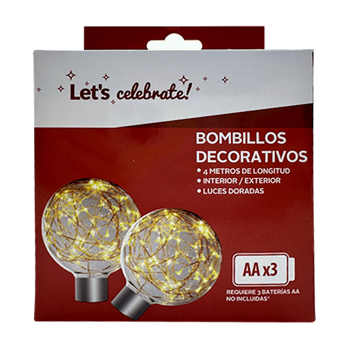 Bombillos Decorativos Lets Celebrate Colores 4mts x 1 und