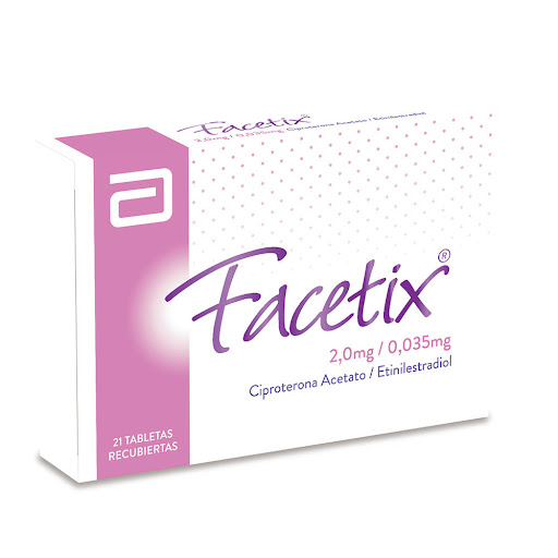 Facetix Ciproterona + Etinilestradiol 2.0mg/0.035mg Lafrancol Caja x 21 ...