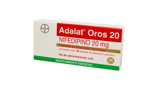 ADALAT OROS 20MG COMPRIMIDOS CAJA X30COM. BAYER NIFEDIPINO