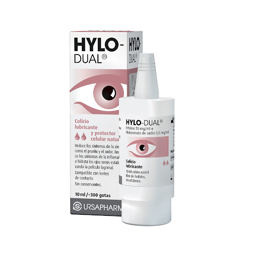 Gotas Oftálmicas Hylo Dual Frasco Ursapharm x 10 ml