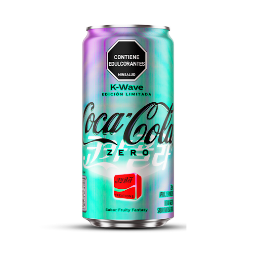 Gaseosa Coca-Cola K-Wave Sabor Fruity Fantasy Lata x 269 ml