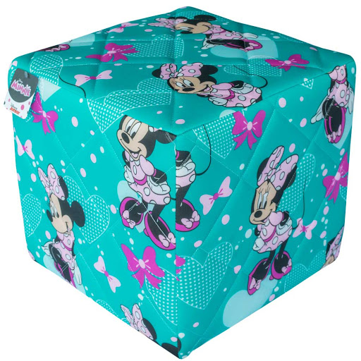 Solo Online Puff Minnie Mouse Cubo 30x30x36 X 1 Unidad