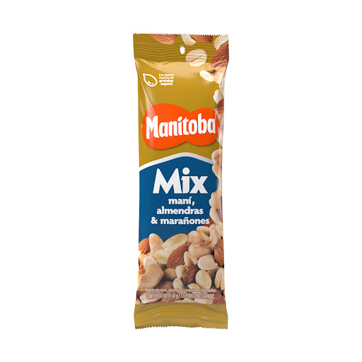 Mix Maní Manitoba Almendras Y Marañón x 40 gr