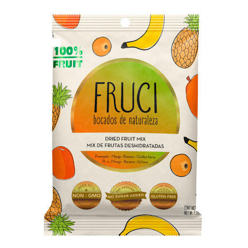 Pasabocas Fruci 100% Mix Paquete x 30 gr
