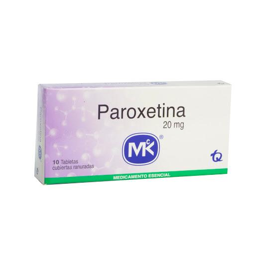 Paroxetina MK 20 mg Caja x 10 Tabletas
