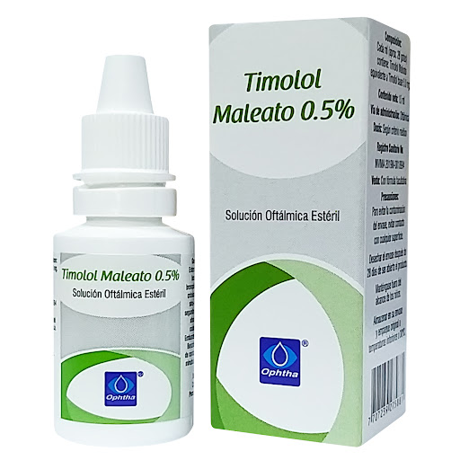 Gotas Timolol Maleato Ophtha 0.5% Solucion Oftalmica Esteril Frasco x 15Ml
