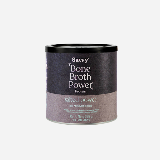 Bone Broth Savvy Salted Powder x 325 gr