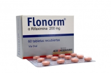 FLONORM 200MG TABLETAS CAJA X60TAB. ZAMBON RIFAXIMINA
