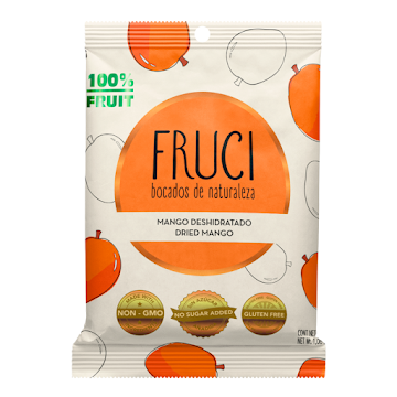 Pasabocas Fruci 100% Mango Paquete x 30 gr