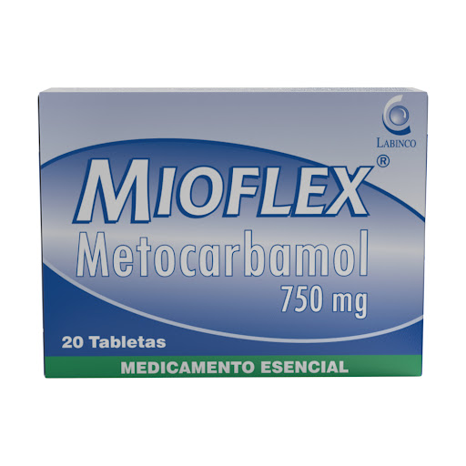 Mioflex Metocarbamol 750mg Labinco Caja x20 Tab