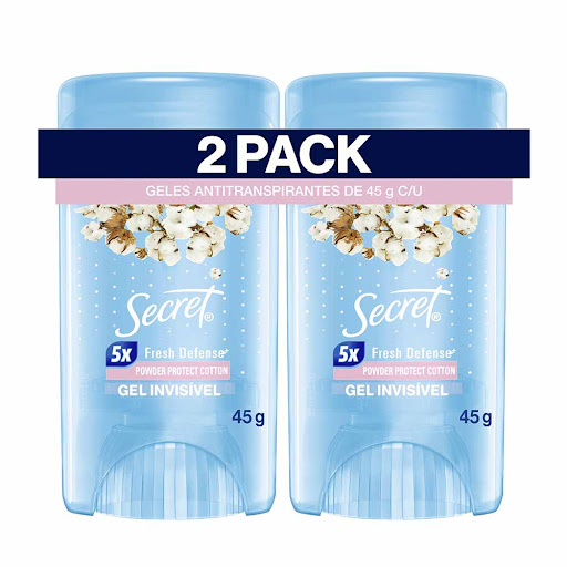 Desodorante Antitranspirante Secret en Gel Invisible Powder Protect ...
