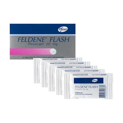 Feldene Flash 20 mg Caja x 10 Tabletas