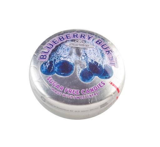 MENTA SIMPKINS BLUEBERRY BURST SUGAR FREE X40G.