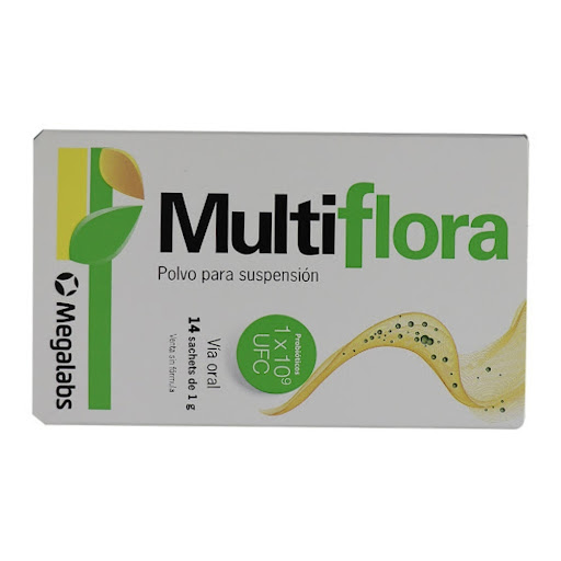 Multiflora Probióticos Megalabs Caja x 14 Sachets