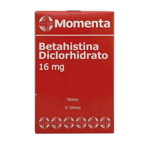 Betahistina Diclorhidrato 16 mg Momenta Caja x 30 Tabletas