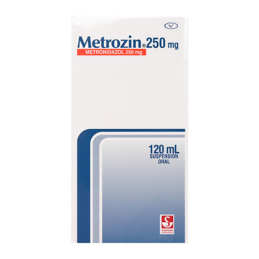 Metrozin Metronidazol 250 mg Procaps Frasco x 120 ml