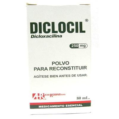 Diclocil 250mg Frasco X80ml. Quideca Dicloxacilina