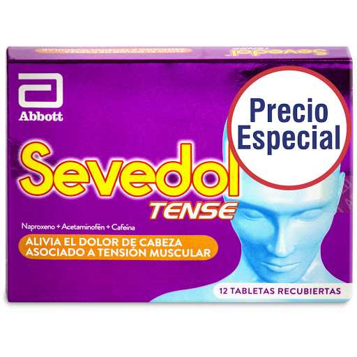 Sevedol Tense Caja x 12 Tabletas
