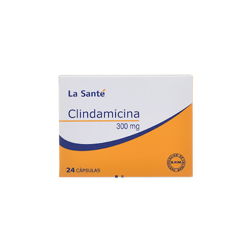 Clindamicina 300Mg La Sante Caja x 24Cap