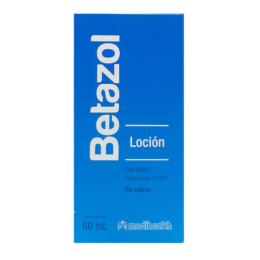 Betazol 0.05% Loción Frasco x60Ml. MEDIHEALTH Clobetasol Propionato