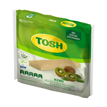 Galletas Tosh Wafer Multicereal Kiwi Bolsa x 6 und