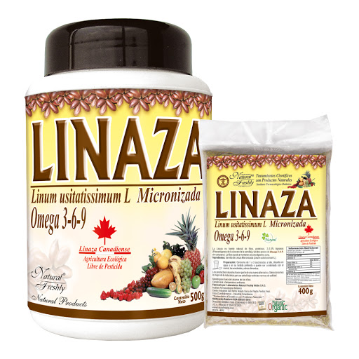 Linaza Micronizada Omega 3/6/9 Natural Fresshly Frasco x 400 gr
