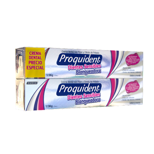 Crema Dental Proquident Dientes Sensibles 75 ml x 2 und