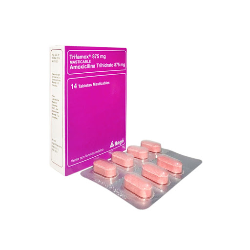 TRIFAMOX DÚO 875MG COMPRIMIDOS CAJA X14C BAGÓ AMOXICILINA TRIHIDRATO