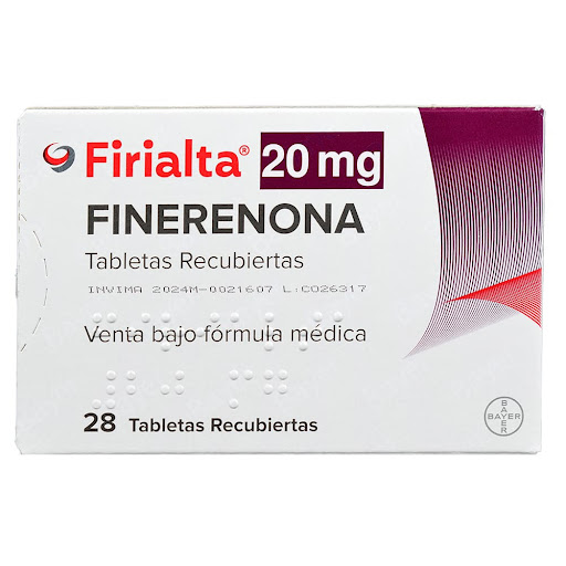 Firialta Finerenona 20 mg Bayer Caja x 28 Tabletas