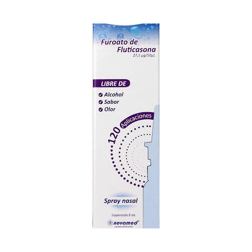 Furoato De Fluticasona 26,5/50g Spray Nasal Novamed Caja x 1 und