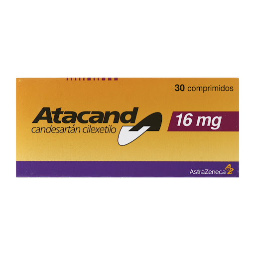 Atacand Candesartán Cilexetilo 16 mg Astrazeneca Caja x 30 Comprimidos