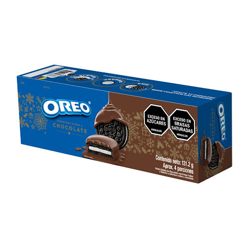 Galleta Oreo Navidad Dark Fudge x 131 gr