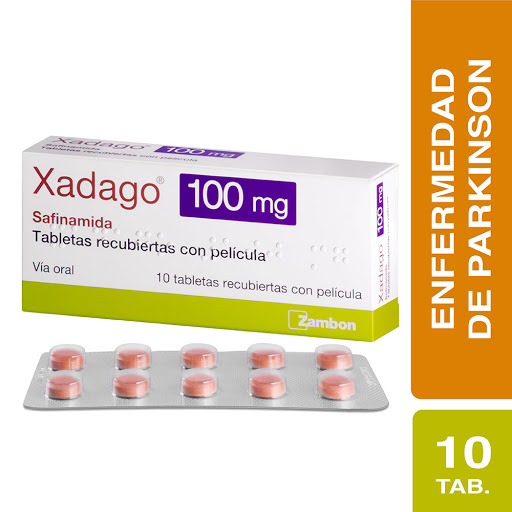 Xadago 100MG Safidamina Caja X 10 Tabletas