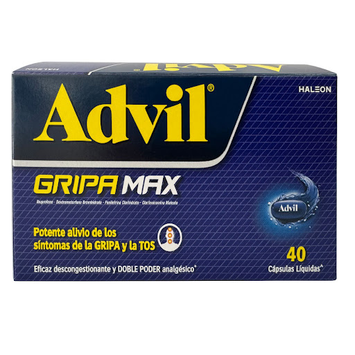 Advil Gripa Max 400mg Haleon Caja x 40 Capsulas