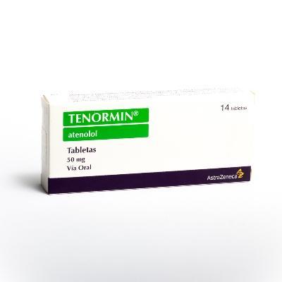 Tenormin 50mg Tabletas Caja X14tab. Astrazeneca Atenolol