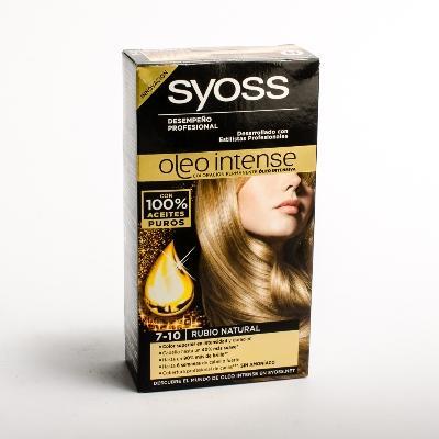 TINTE SYOSS OLEO INTENSE RUBIO NATURAL 7-10 X50G