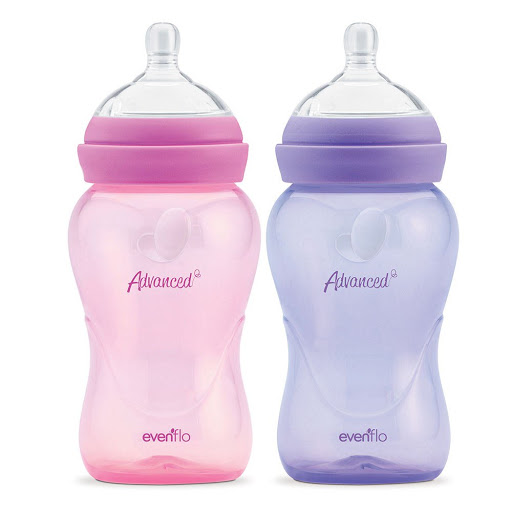 Solo Online Tetero Advanced Light Color Rosado Y Morado 9 Oz X 2 Unidades