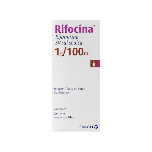//Rifocina 1G/100Ml Spray Frasco x20Ml. Sanofi Rifamicina SV