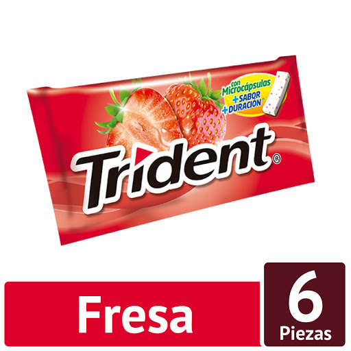 Goma De Mascar Trident Fresa x 10.2 gr