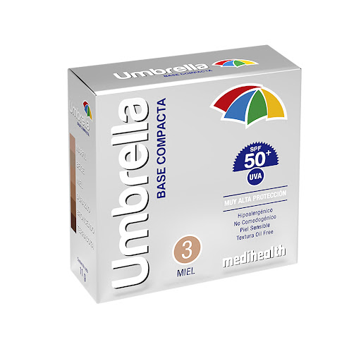 Base Compacta Umbrella Tono Miel #3 X11g